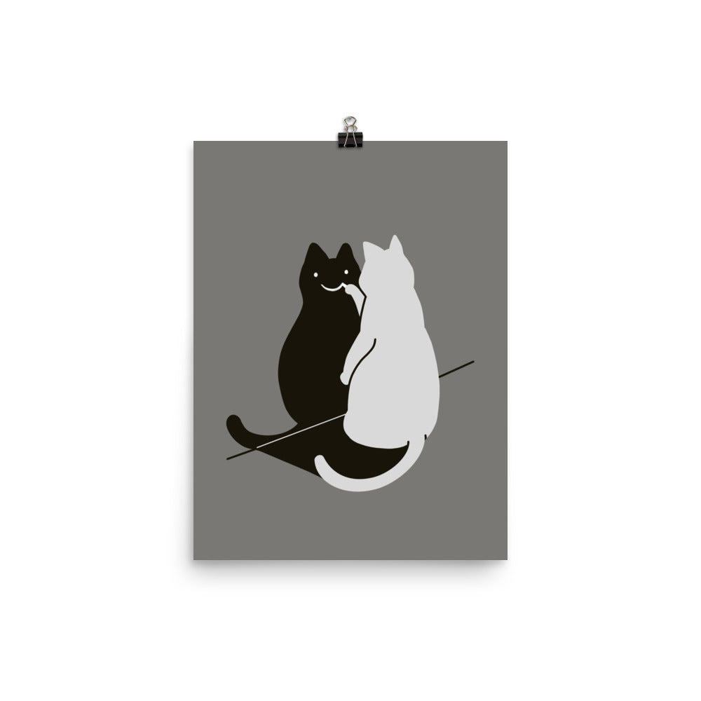 Be Pawsitive - Art print | I Love Doodle - The visual art of Lim Heng Swee