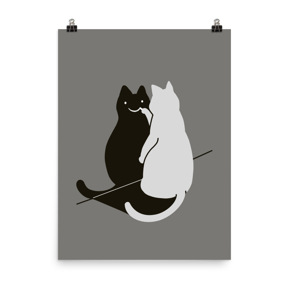 Be Pawsitive - Art print | I Love Doodle - The visual art of Lim Heng Swee