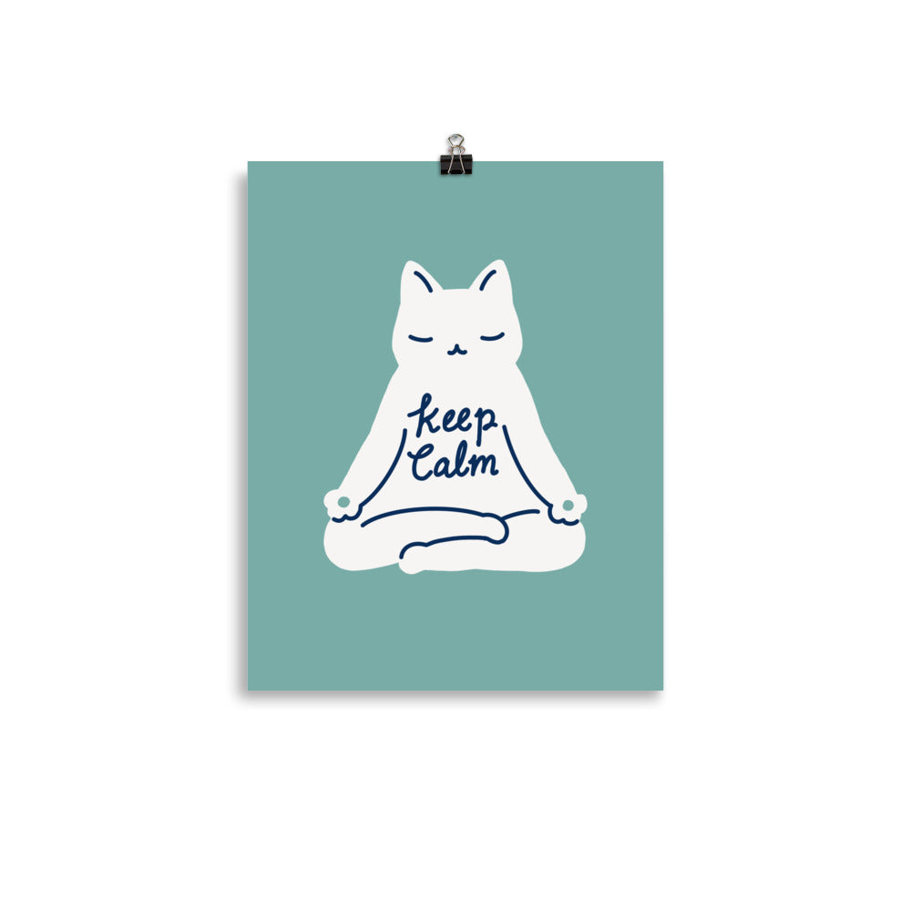 Keep Calm Cat - Art print | I Love Doodle - The visual art of Lim Heng Swee