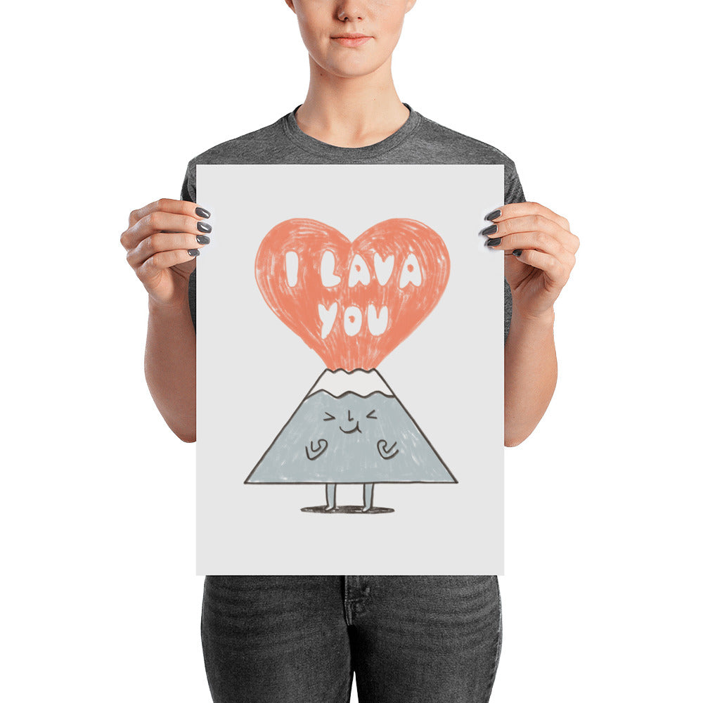 I Lava You 2 - Art Print | I Love Doodle - The visual art of Lim Heng Swee