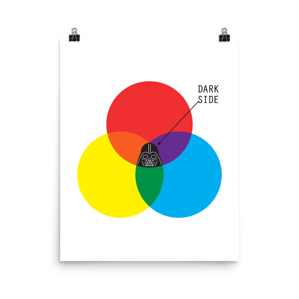 Dark Side - Art print | I Love Doodle - The visual art of Lim Heng Swee
