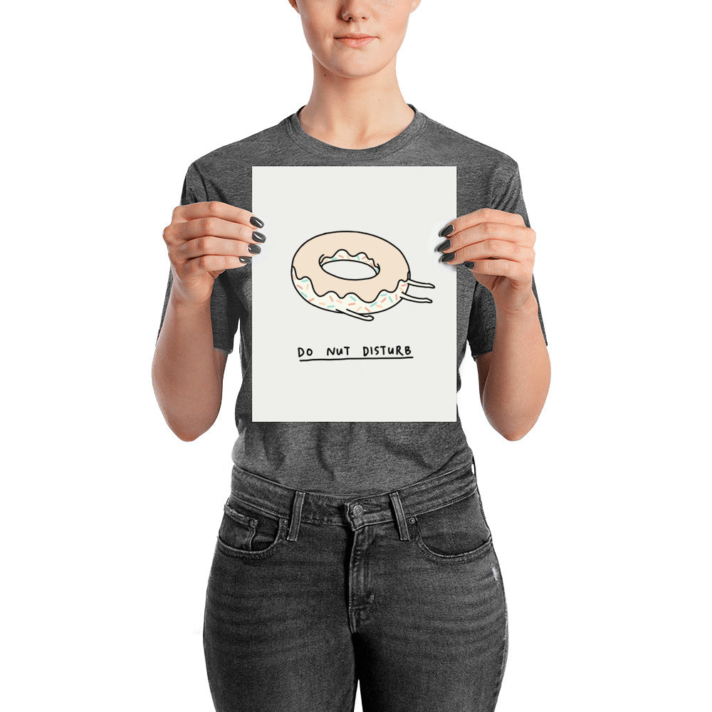 Donut Disturb - Art print | I Love Doodle - The visual art of Lim Heng Swee