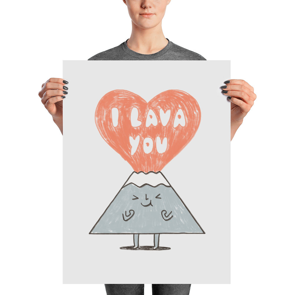 I Lava You 2 - Art Print | I Love Doodle - The visual art of Lim Heng Swee