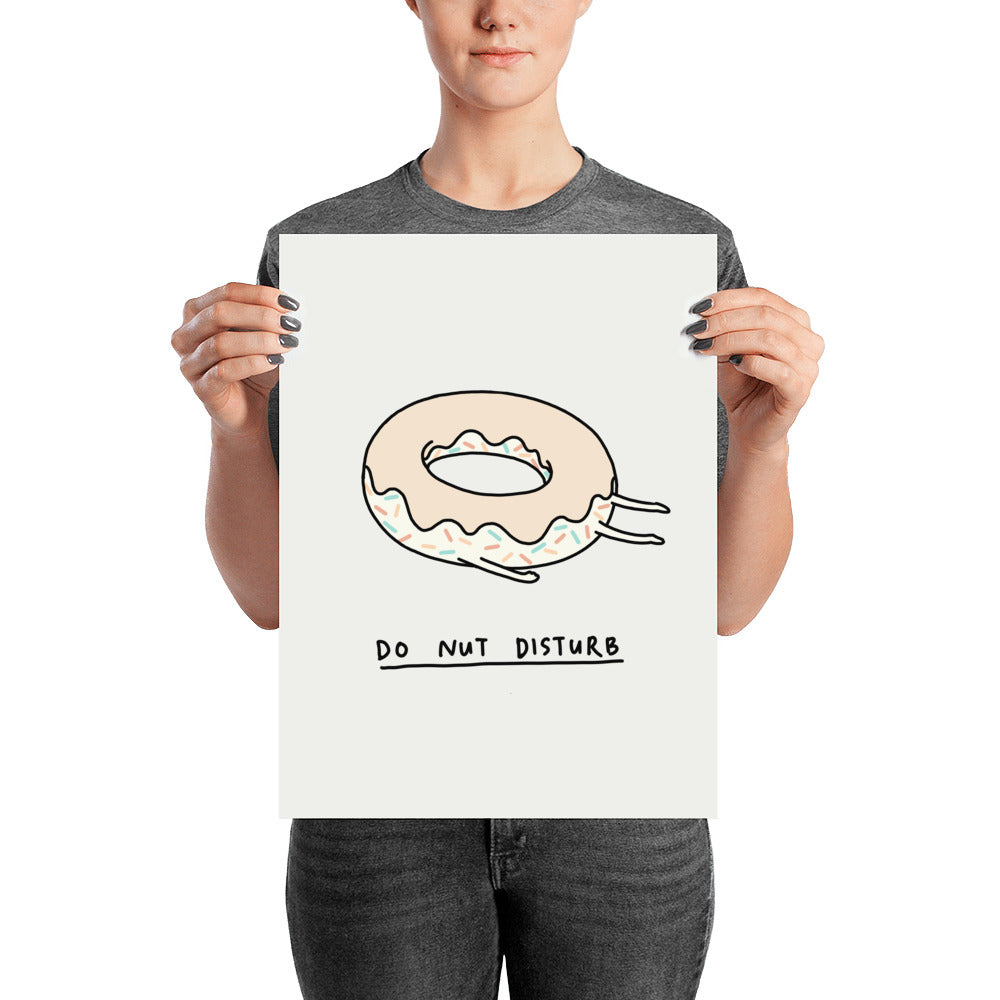 Donut Disturb - Art print | I Love Doodle - The visual art of Lim Heng Swee