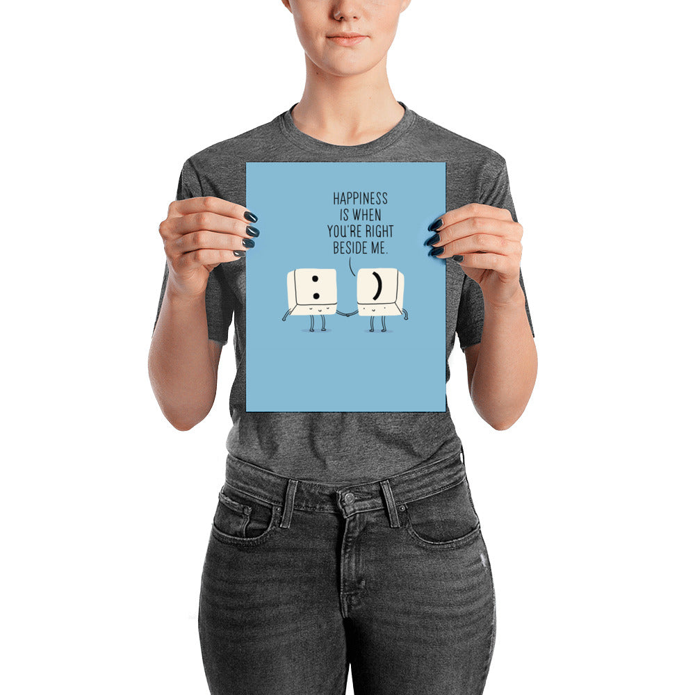 Right beside me - Art print | I Love Doodle - The visual art of Lim ...