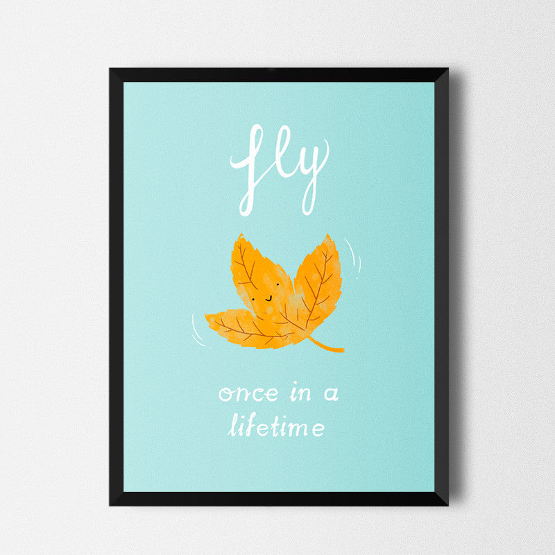 Fly, once in a lifetime - Art print | I Love Doodle - The visual art of ...