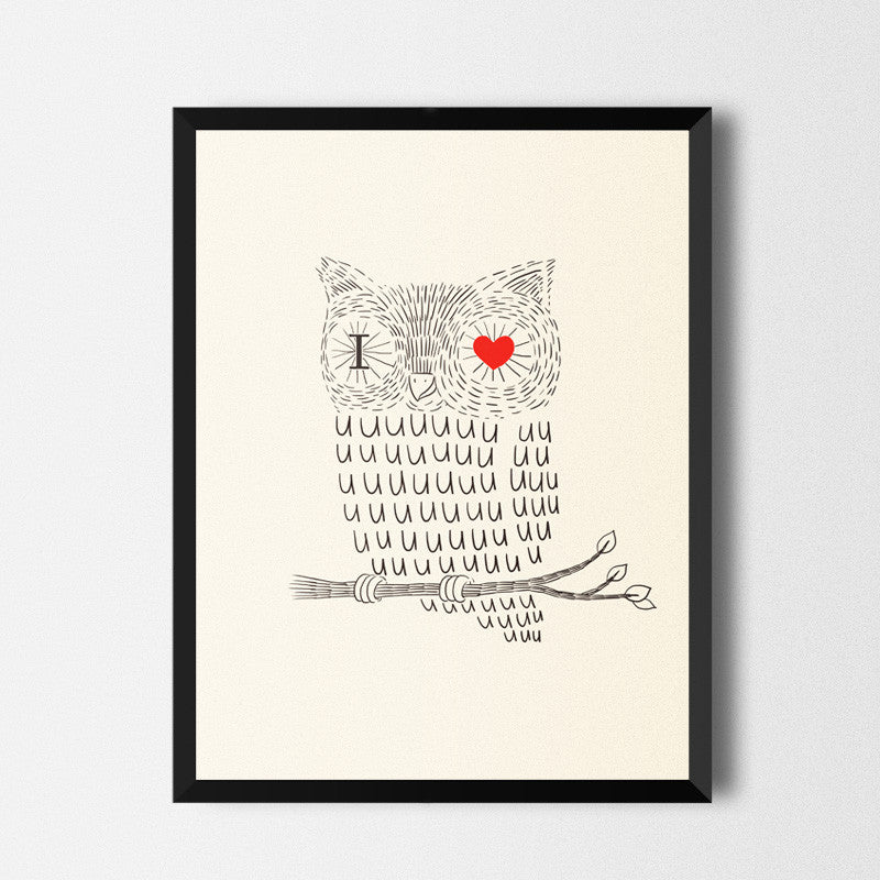 I love uuuuuuuuuu - Art print | I Love Doodle - The visual art of Lim ...