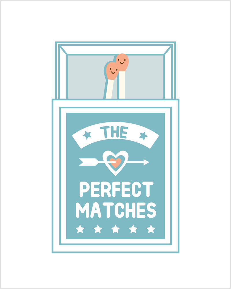 The Perfect Matches - Art print | I Love Doodle - The visual art of Lim ...