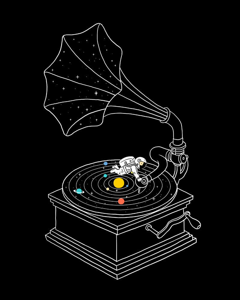 Star track - Art print | I Love Doodle - The visual art of Lim Heng Swee