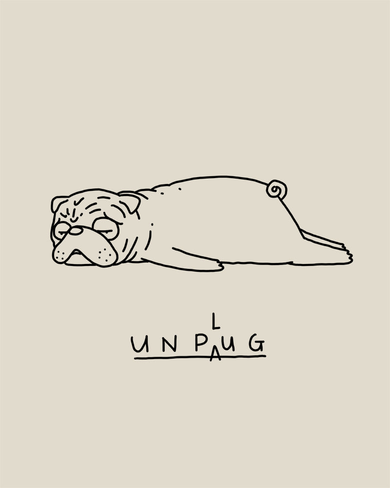 Moody Animals: Pug | I Love Doodle - The visual art of Lim Heng Swee